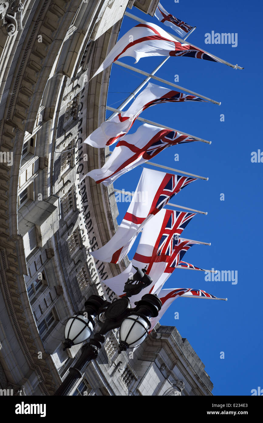 Flags london hi-res stock photography and images - Alamy