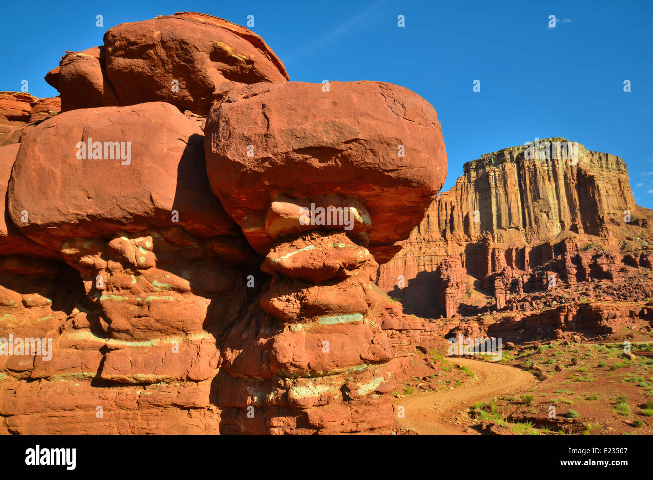 Views along road to Hurrah Pass near Canyonlands National Park near ...