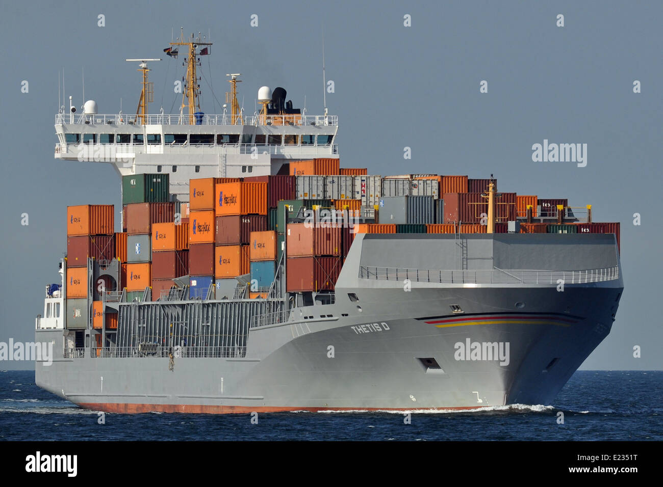 Feedervessel Thetis D Stock Photo - Alamy