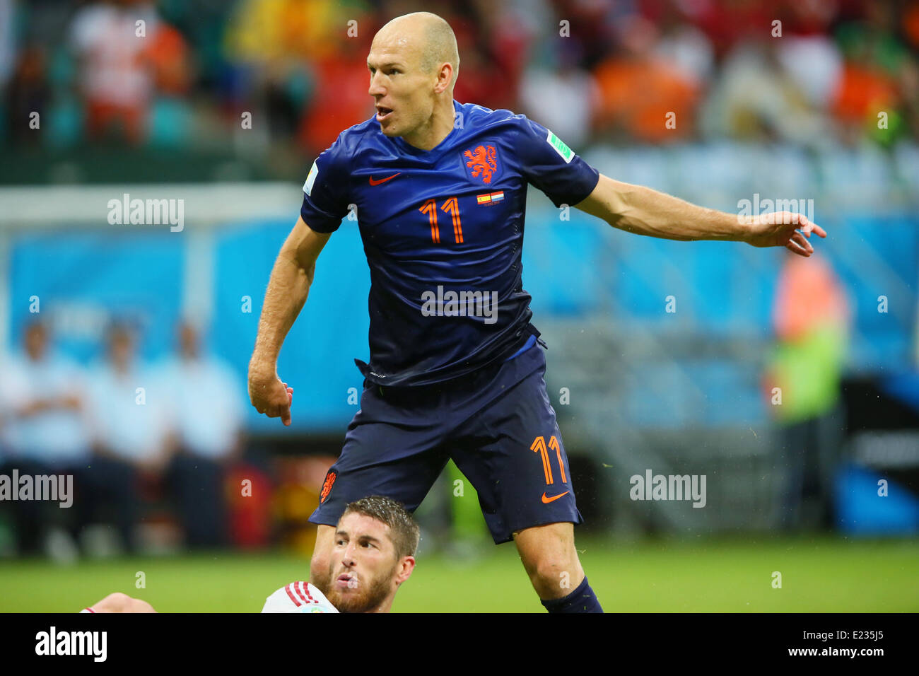 Arjen robben 2014 fifa world cup spain hi-res stock photography and ...