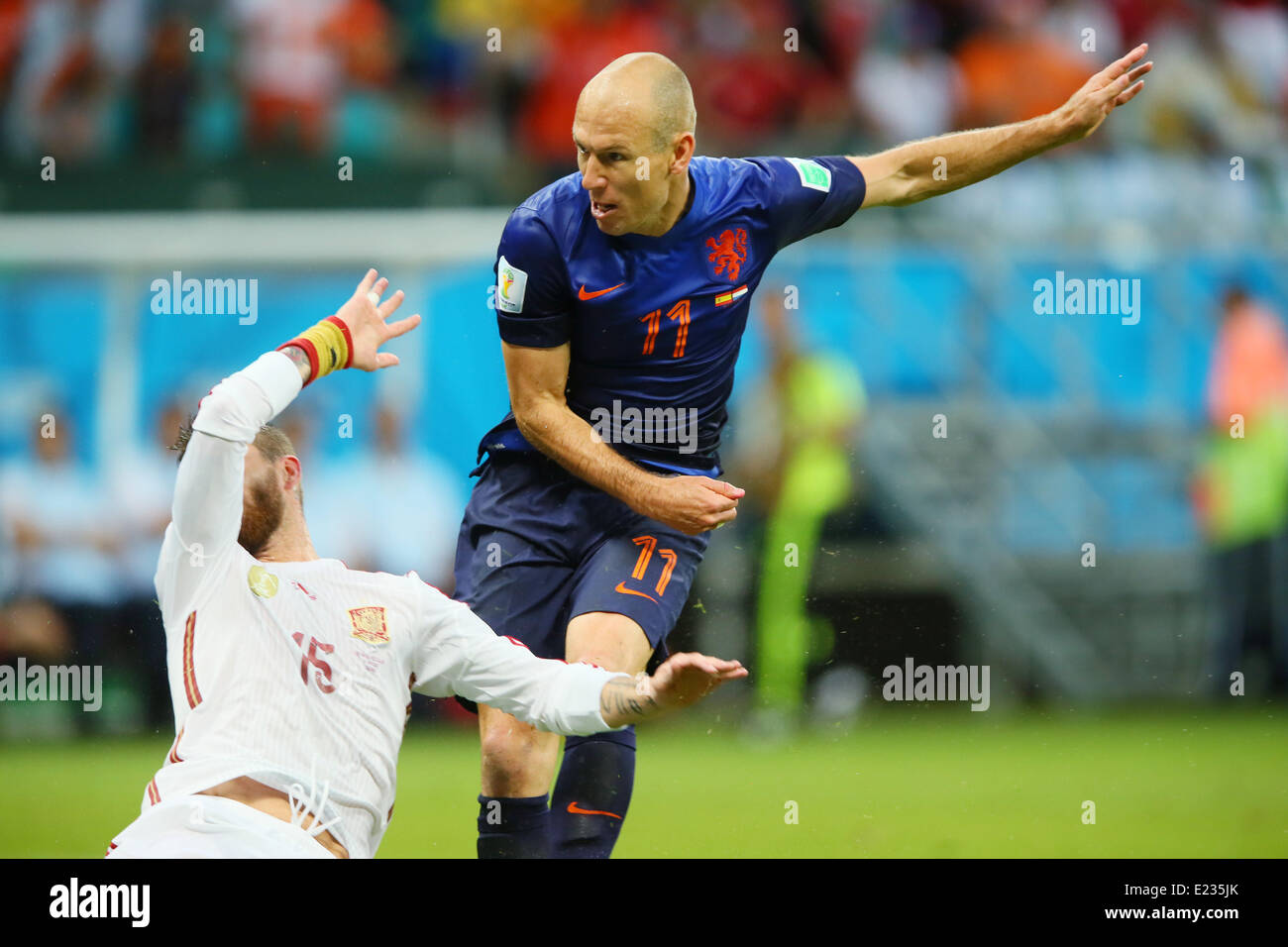 Arjen robben 2014 fifa world cup spain hi-res stock photography and ...