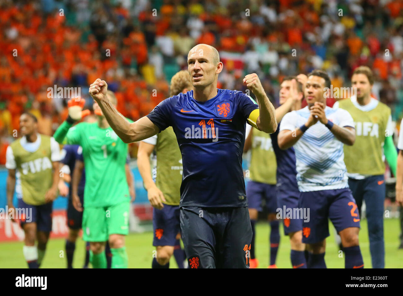 Arjen robben 2014 fifa world cup spain hi-res stock photography and ...