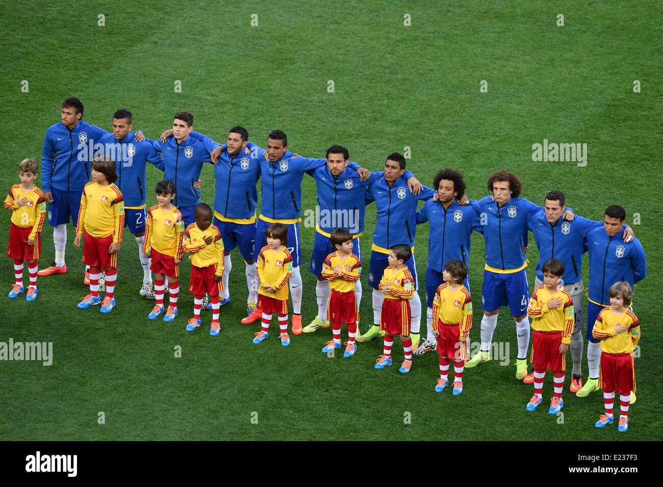 Brazil team group line up bra hi-res stock photography and images - Alamy