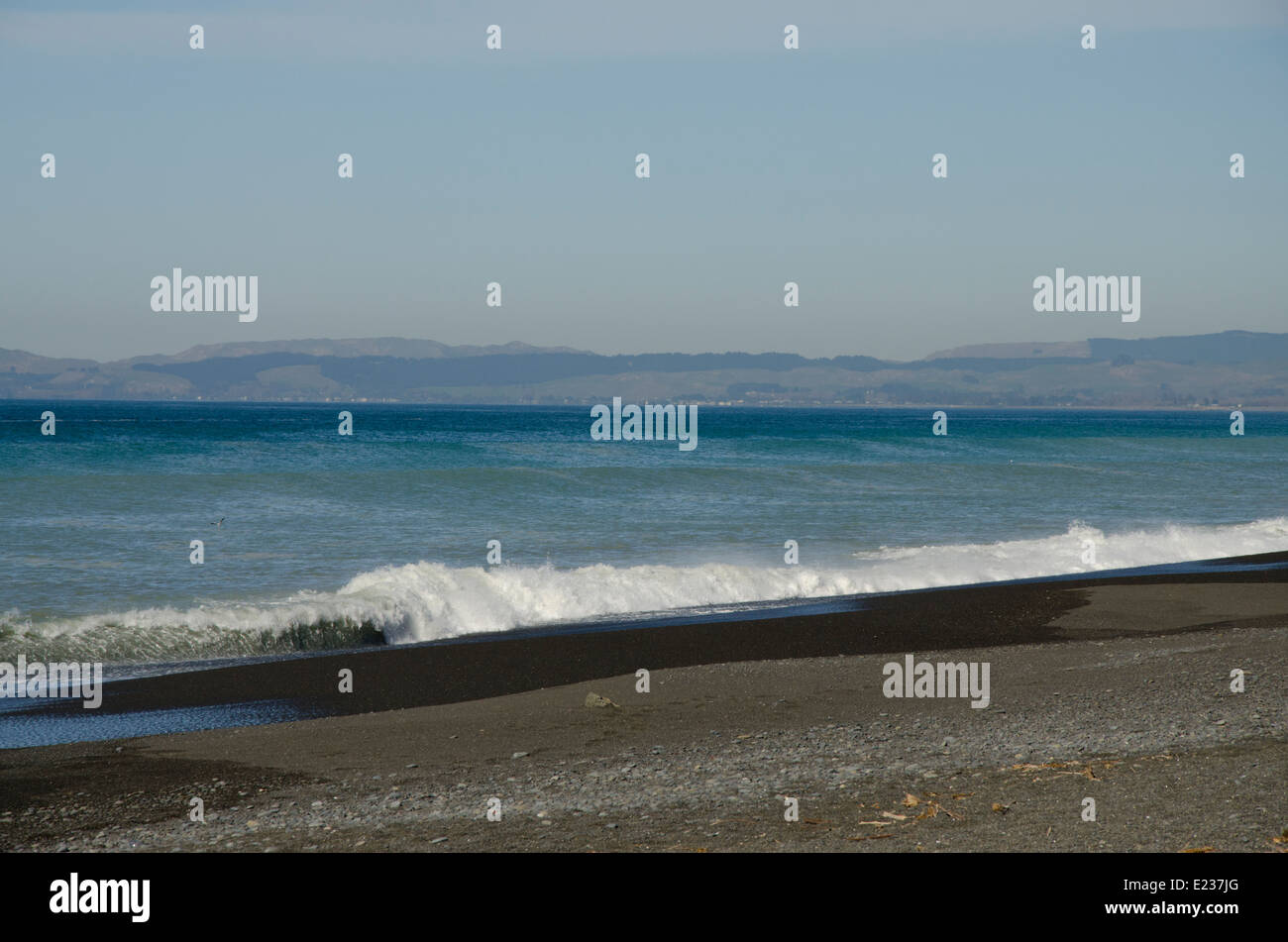 New Zealand, North Island, Napier, Hawke's Bay. Waterfront view of ...