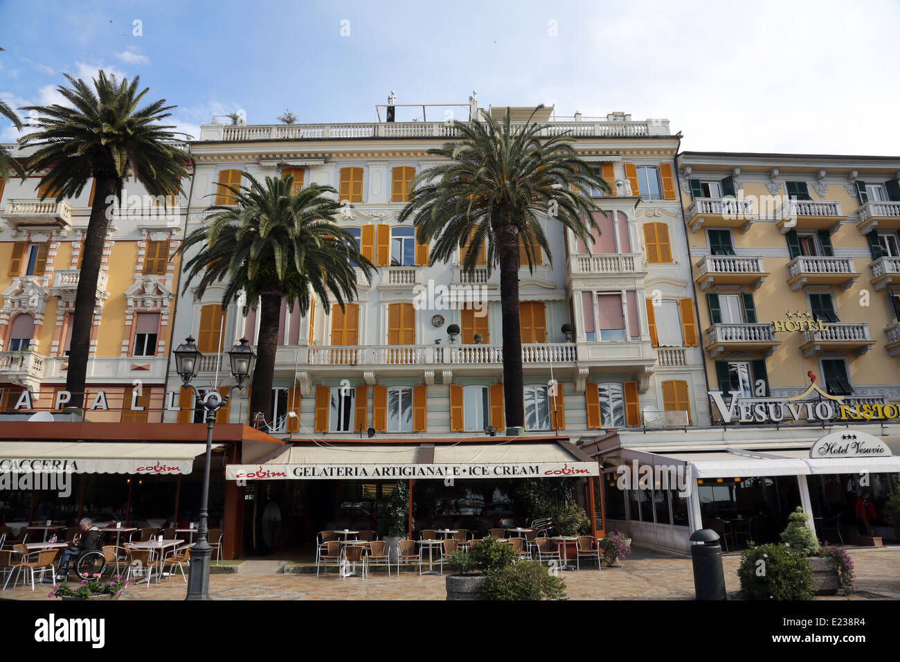 The historical centre of rapallo hi-res stock photography and images ...
