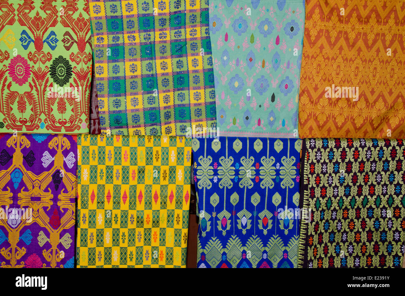 Indonesia, Island of Lombok, Sukarare. Famous craft village known for ...