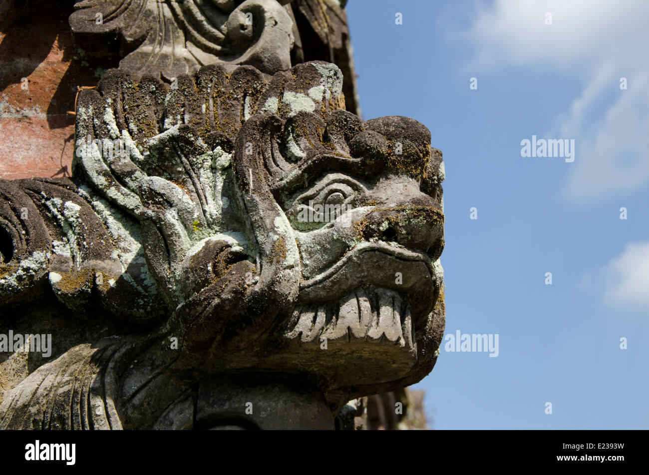 Indonesia, Island of Lombok, Mataram. Mayura Water Palace, open-sided ...