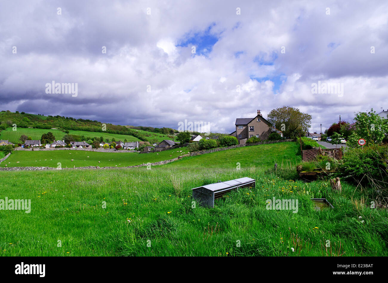 Village of Allithwaite, Cumbria, England, UK Stock Photo - Alamy