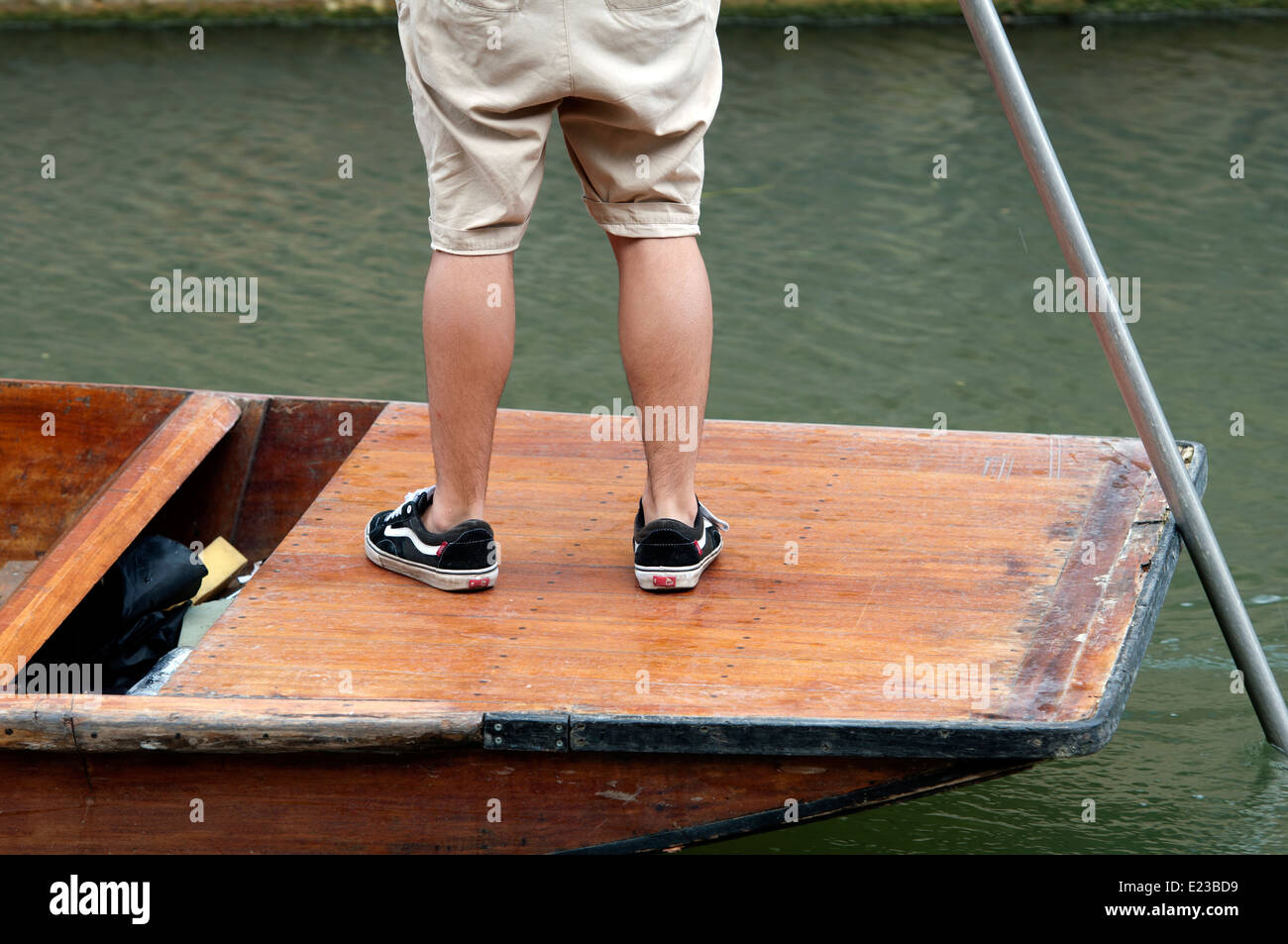 Punting punt person river wooden hi-res stock photography and images ...