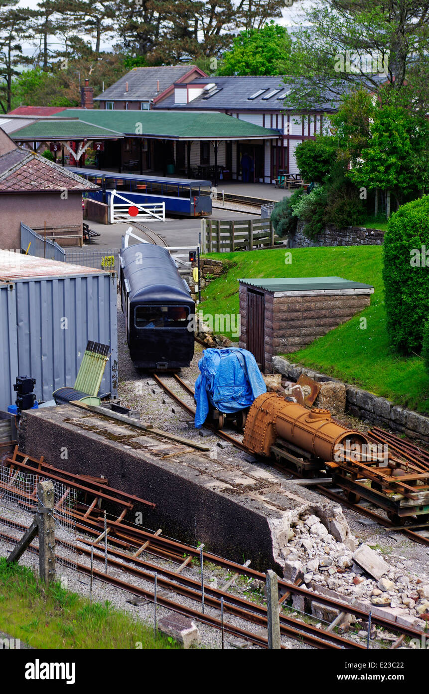 Ravenglass and Eskdale Steam Railway, Ravenglass Station, Lake District ...