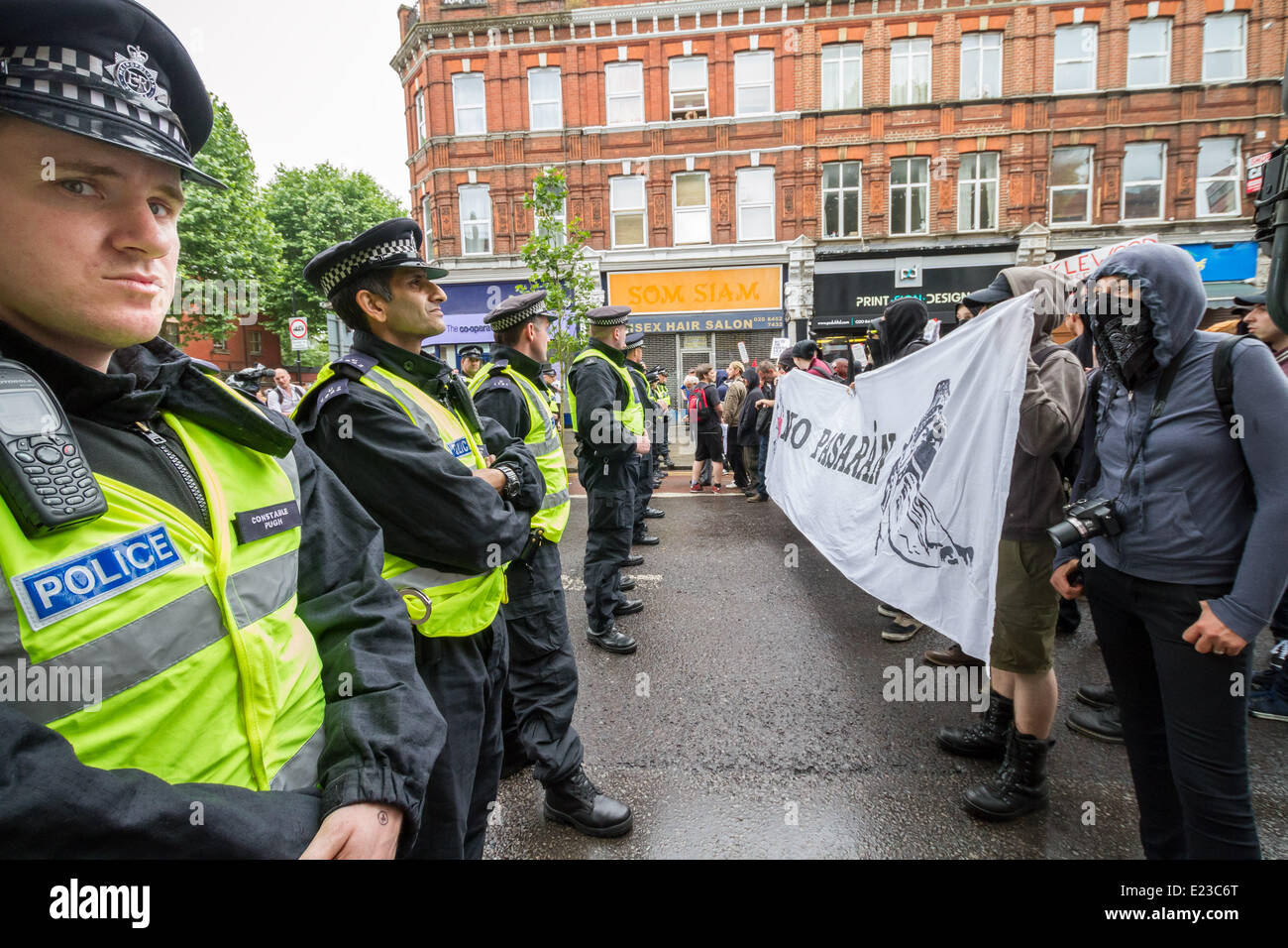 Anti Fascist Protest March High Resolution Stock Photography and Images ...