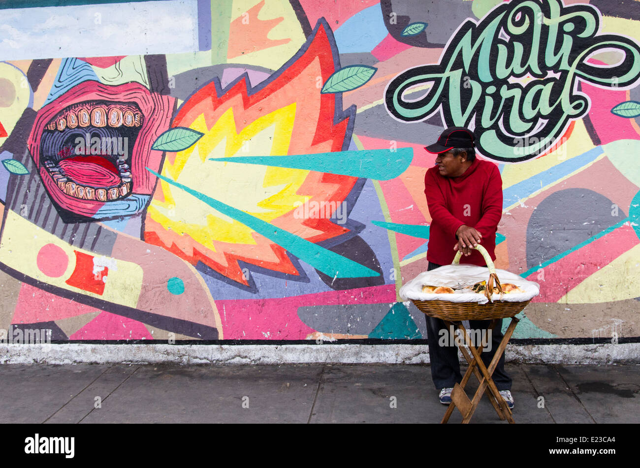 Street art in Lima ,Peru Stock Photo - Alamy