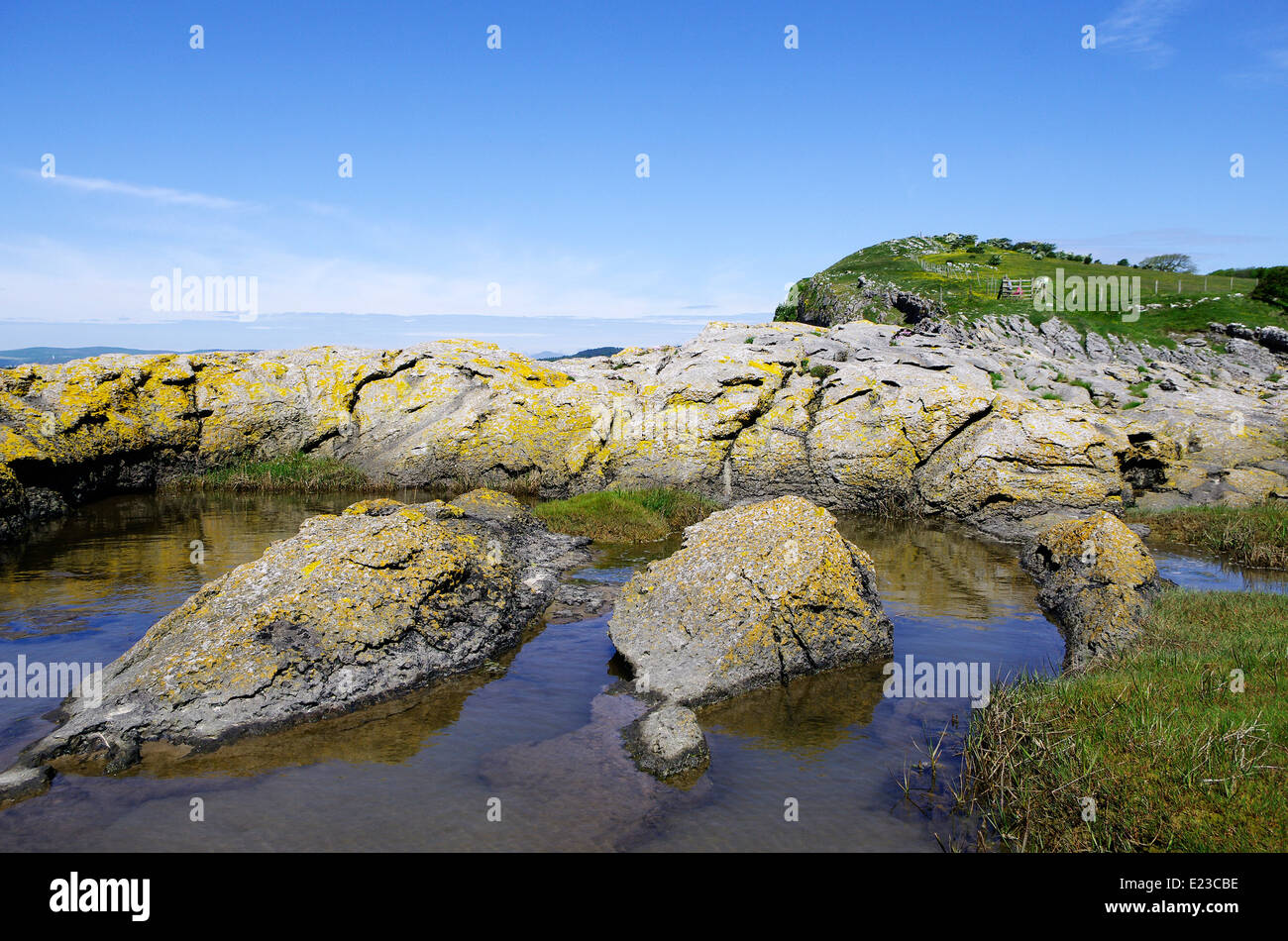 Humphrey Head Point, Cumbria, England, UK Stock Photo - Alamy