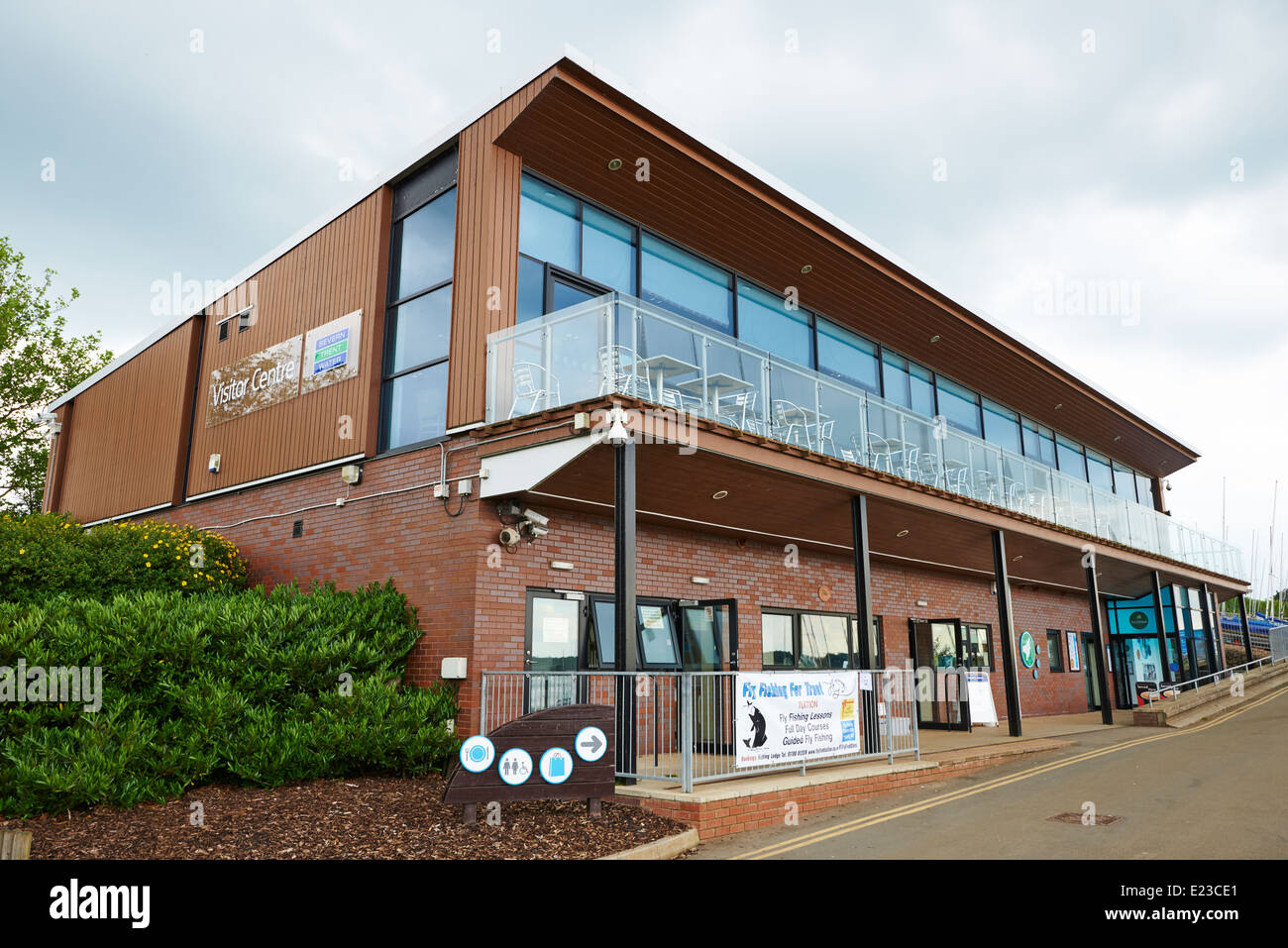 Draycote Water Visitor Center Warwickshire UK Stock Photo - Alamy