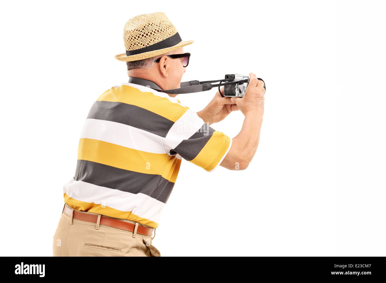 Man with his back to the camera Cut Out Stock Images & Pictures - Alamy