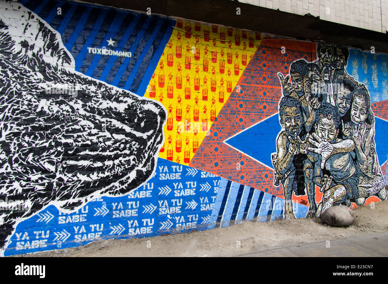 Street art in Lima ,Peru Stock Photo - Alamy