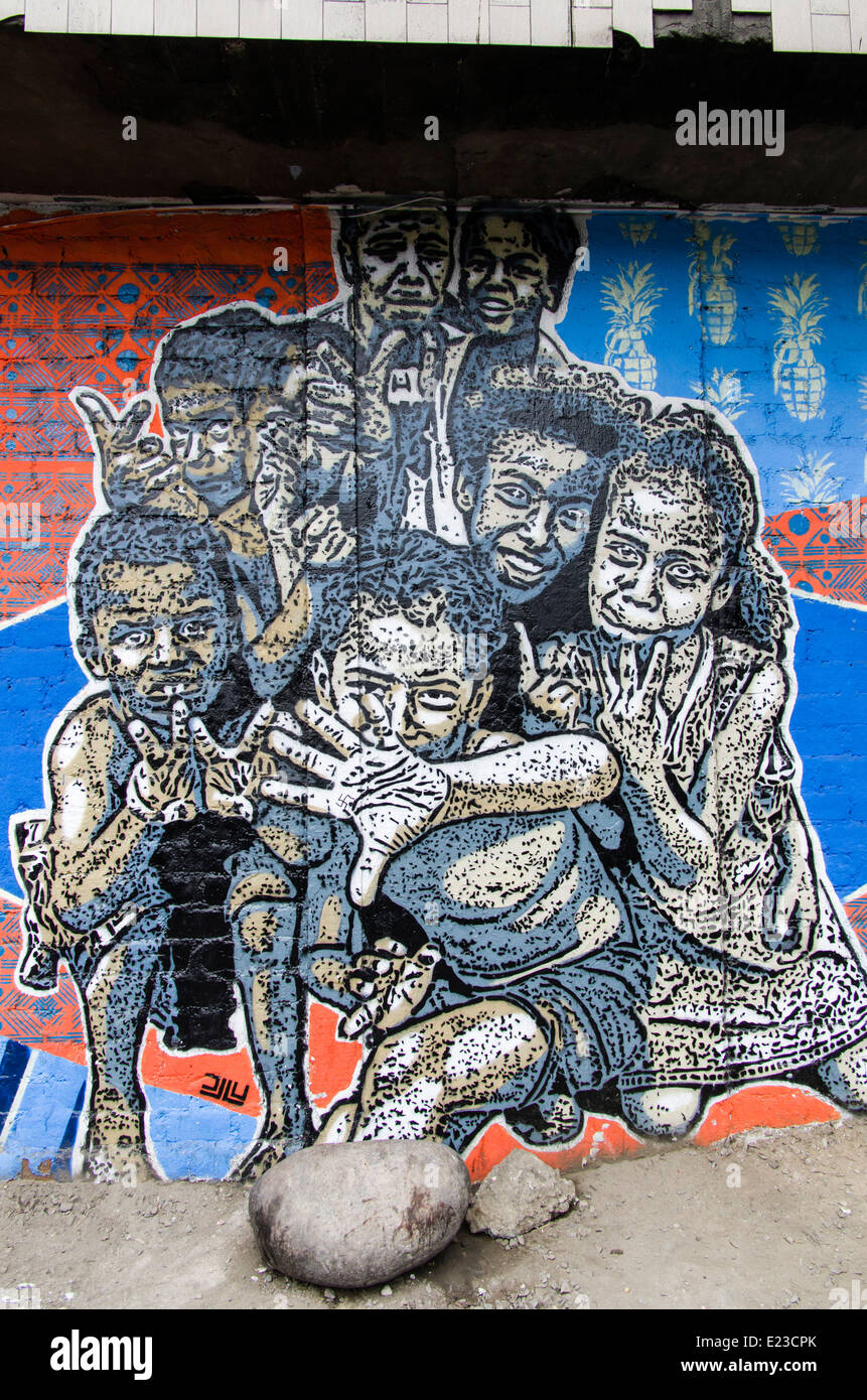 Street art in Lima ,Peru Stock Photo - Alamy