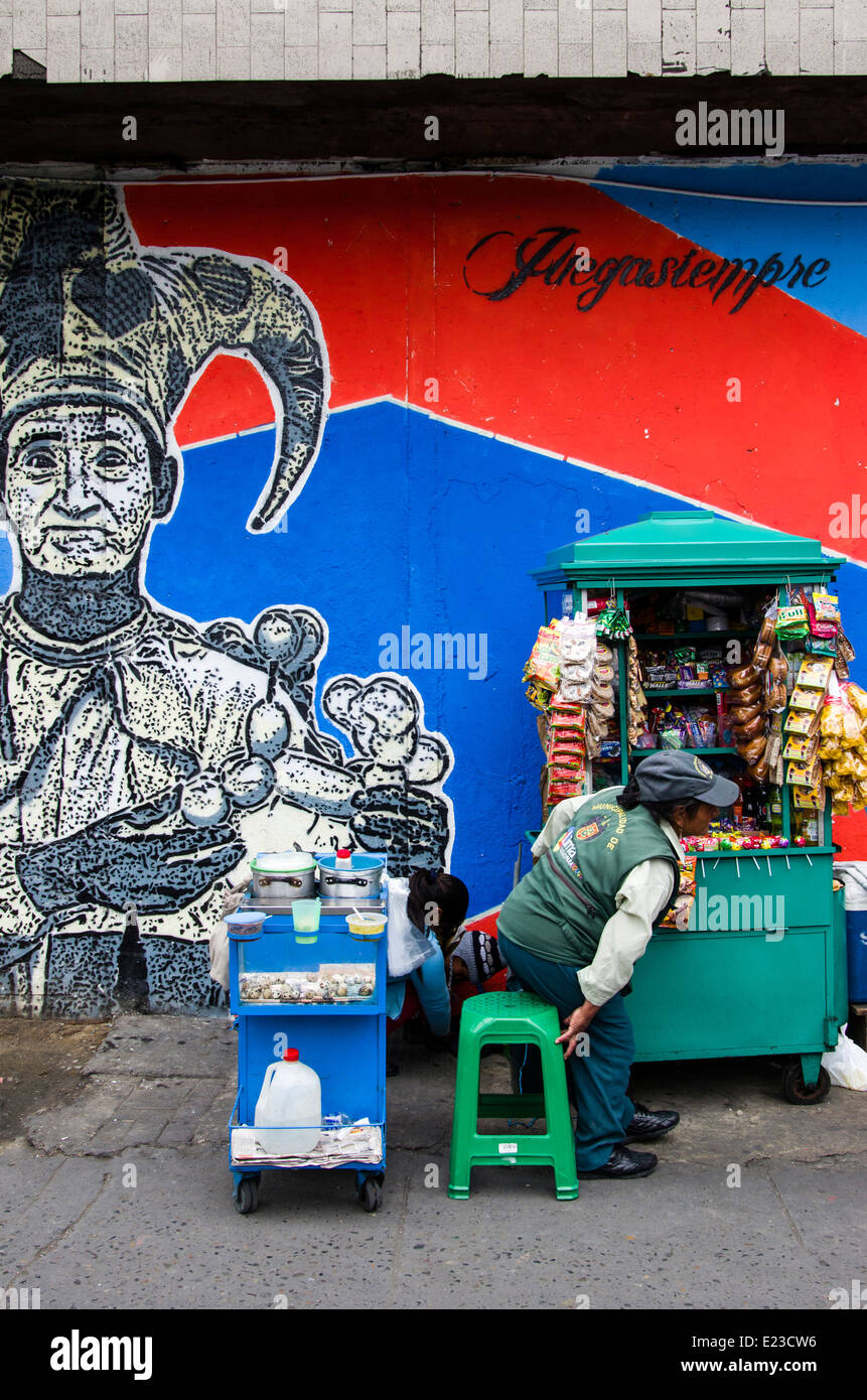 Street art in Lima ,Peru Stock Photo - Alamy