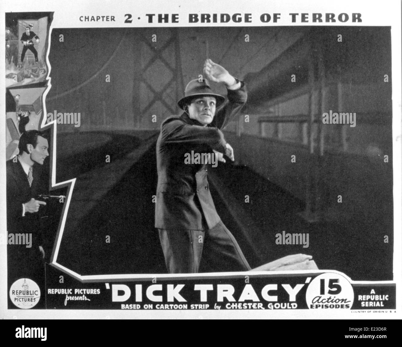 Lobby card for Chapter two of "Dick Tracy" (1937). Photo Courtesy ...