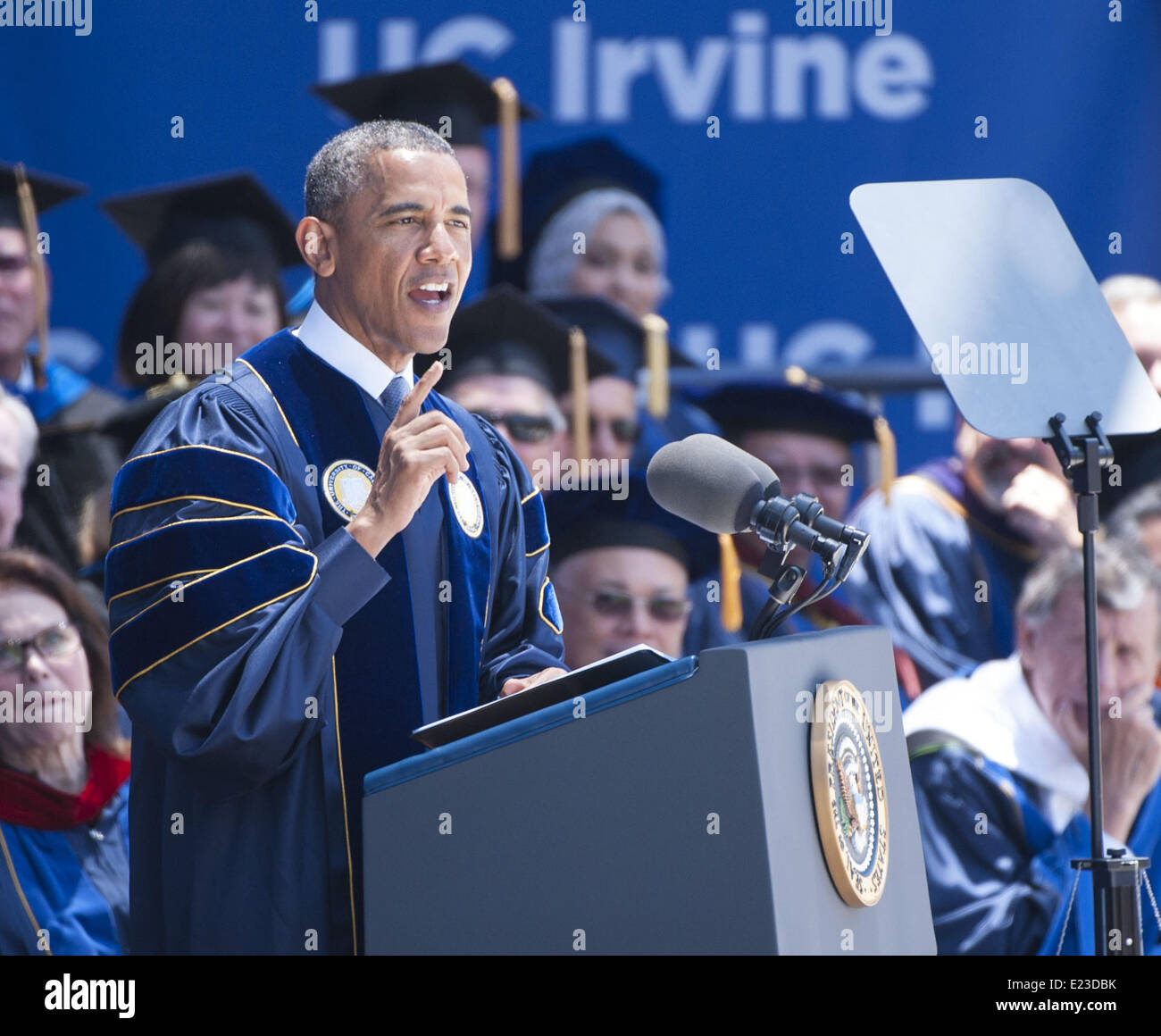 Anaheim, California, USA. 14th June, 2014. U.S. President Barack Obama ...