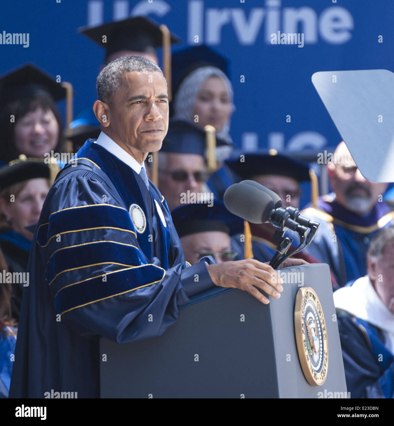 Anaheim, California, USA. 14th June, 2014. U.S. President Barack Obama ...