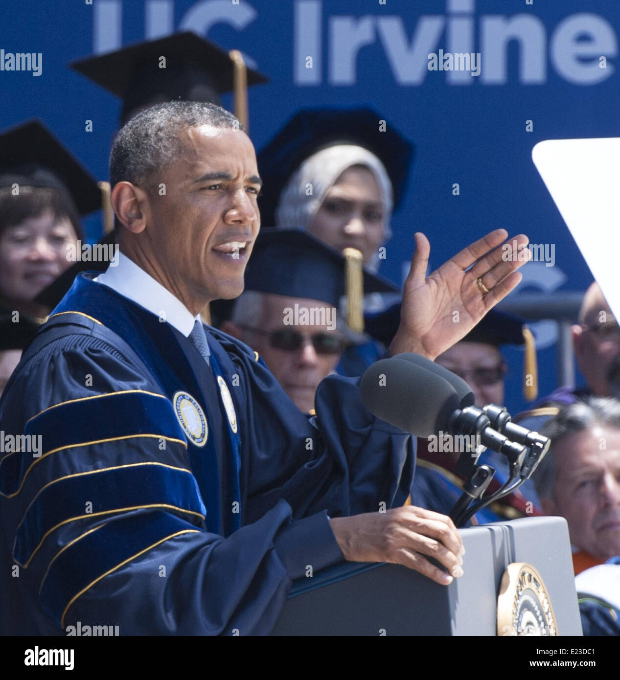 Anaheim, California, USA. 14th June, 2014. U.S. President Barack Obama ...