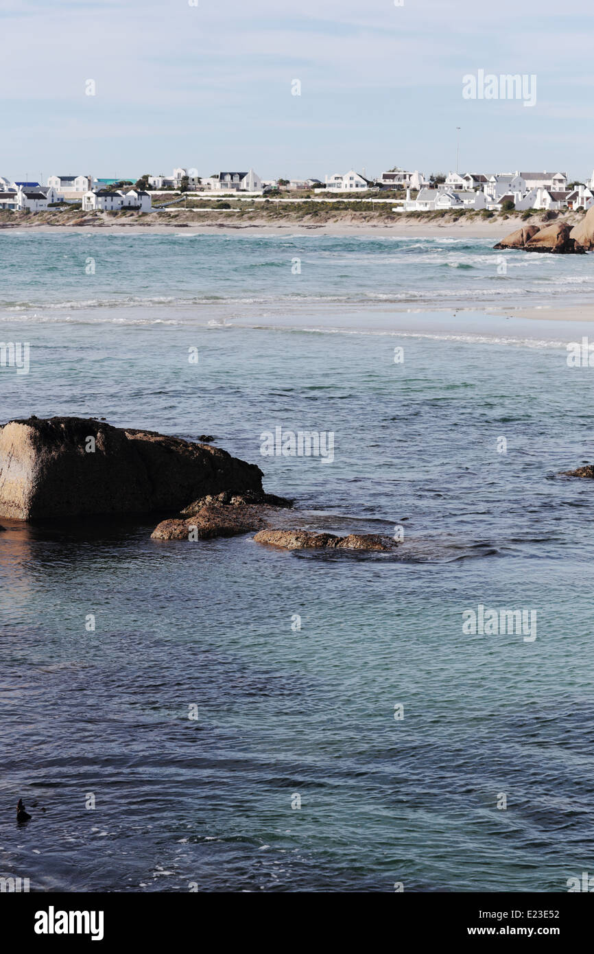 View of Paternoster beach houses from across the bay Stock Photo - Alamy
