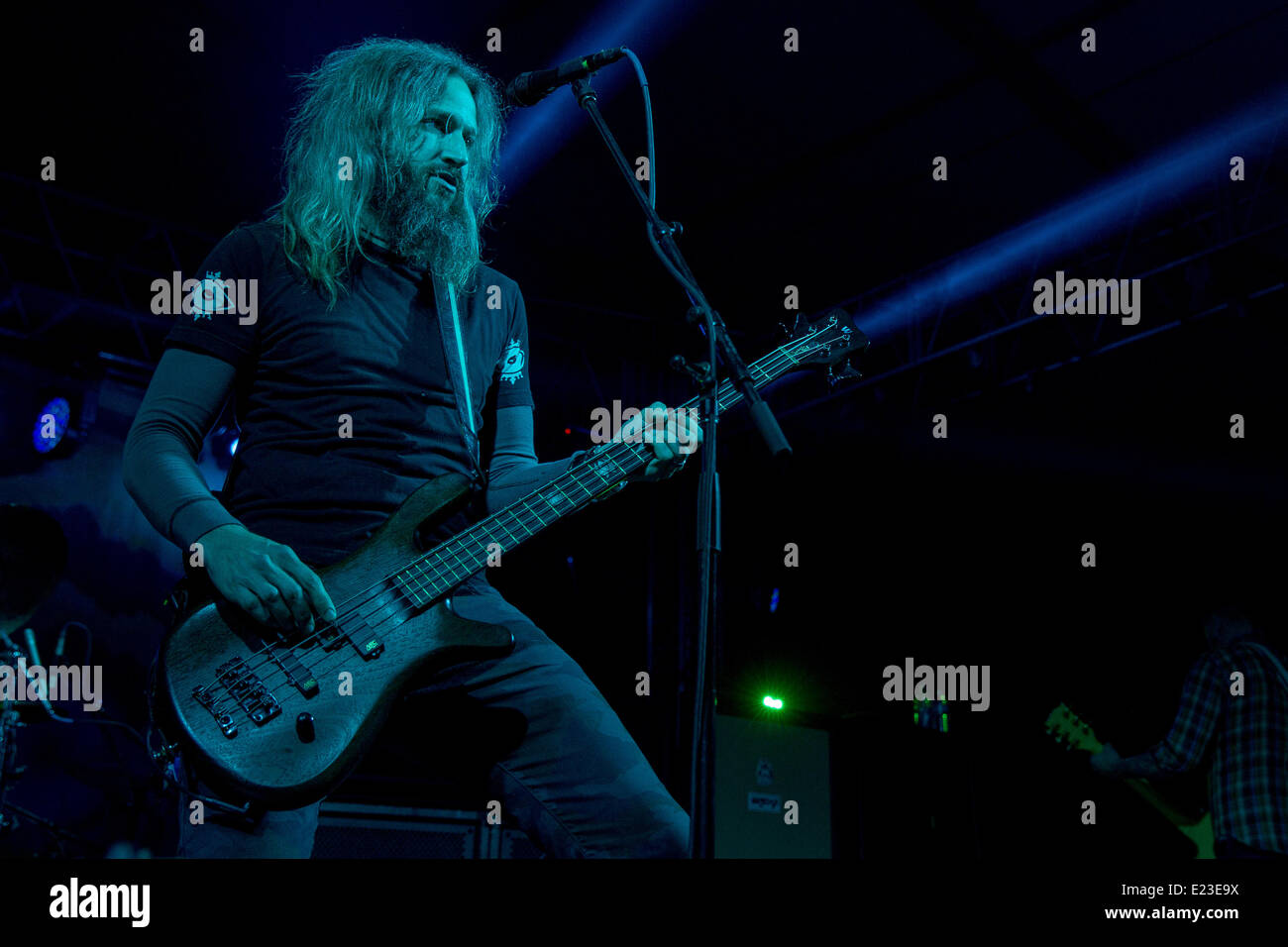 Troy sanders bassist singer mastodon live hi-res stock photography and ...