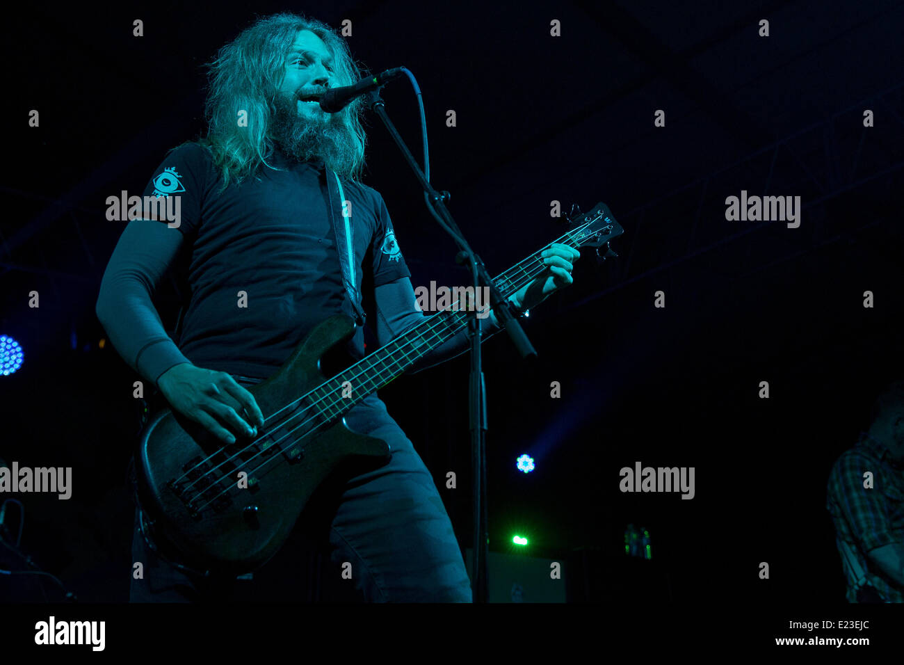 Troy sanders bassist singer mastodon live hi-res stock photography and ...