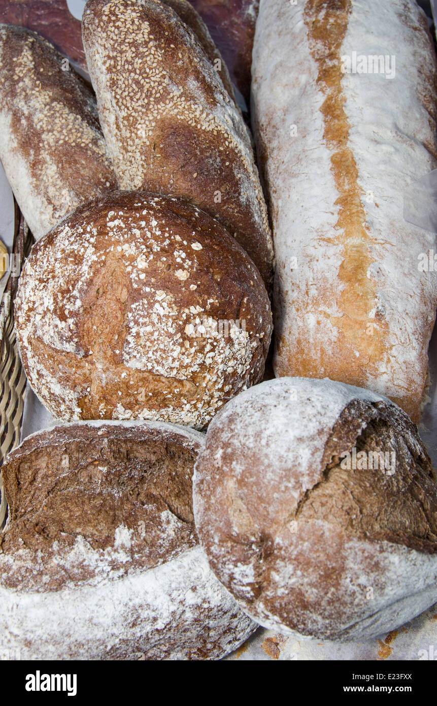 Food fair in Lima, Perú.Bread and bakery Stock Photo - Alamy