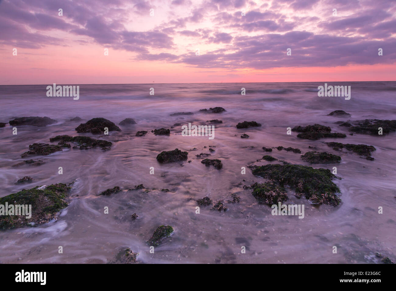 Long exposure HDR at Ter Heijde, the Netherlands Stock Photo - Alamy
