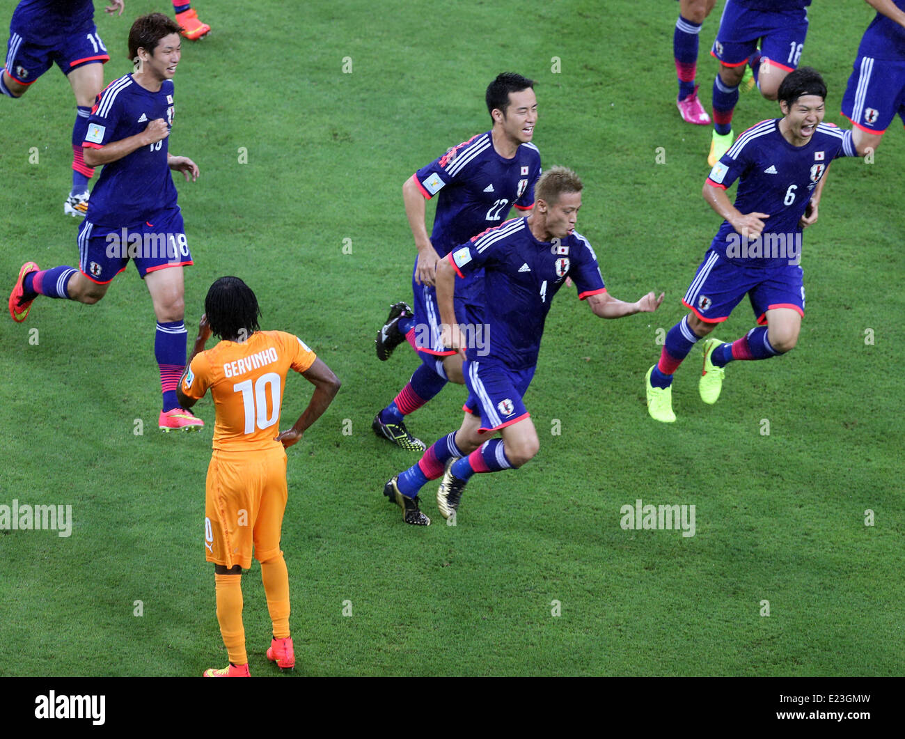 Sao Paulo, Brazil. 14th June, 2014. World Cup finals 2014. Ivory Coast ...