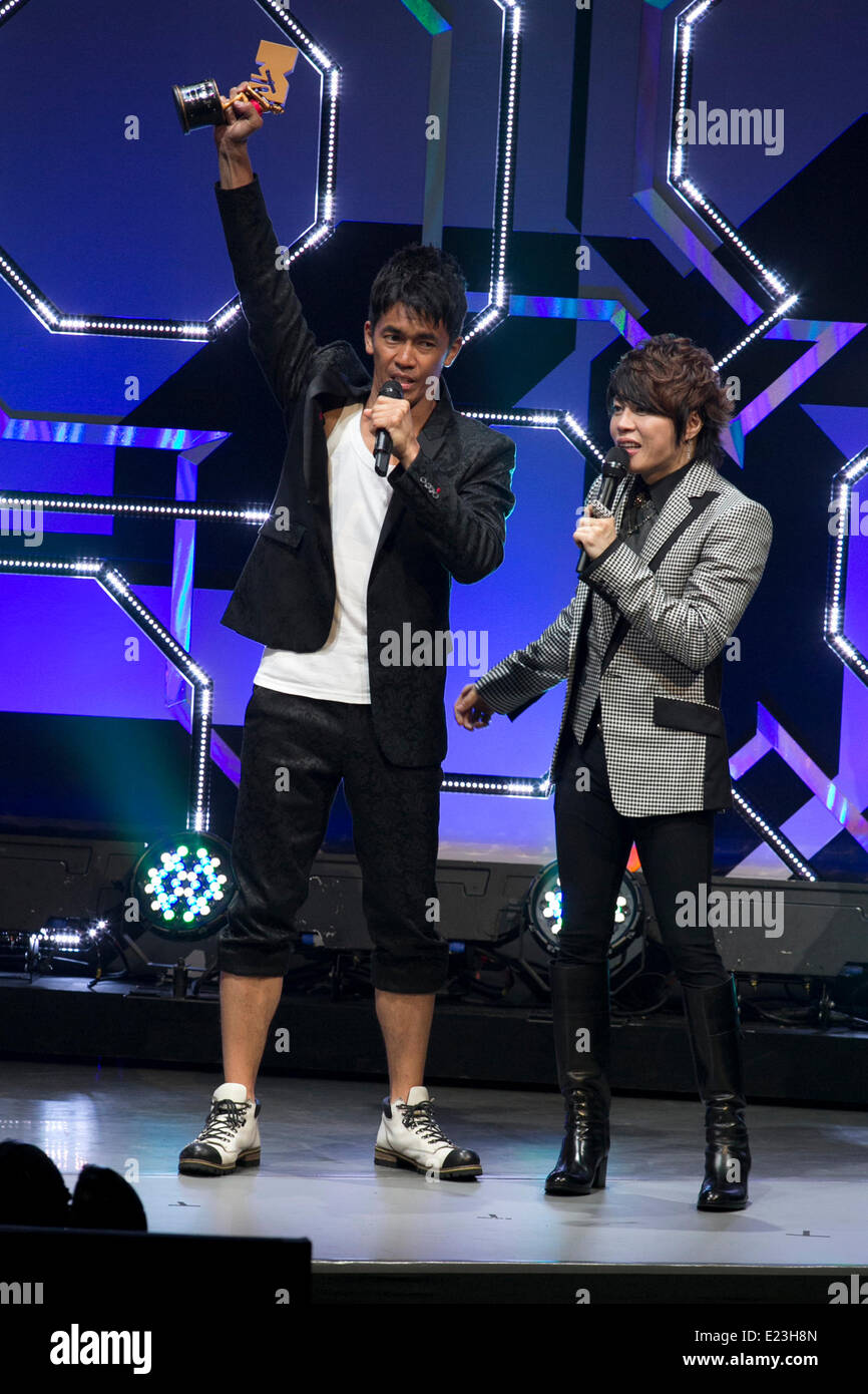 (L to R) So Takei and Takanori Nishikawa, June 14, 2014 : MTV VMAJ ...