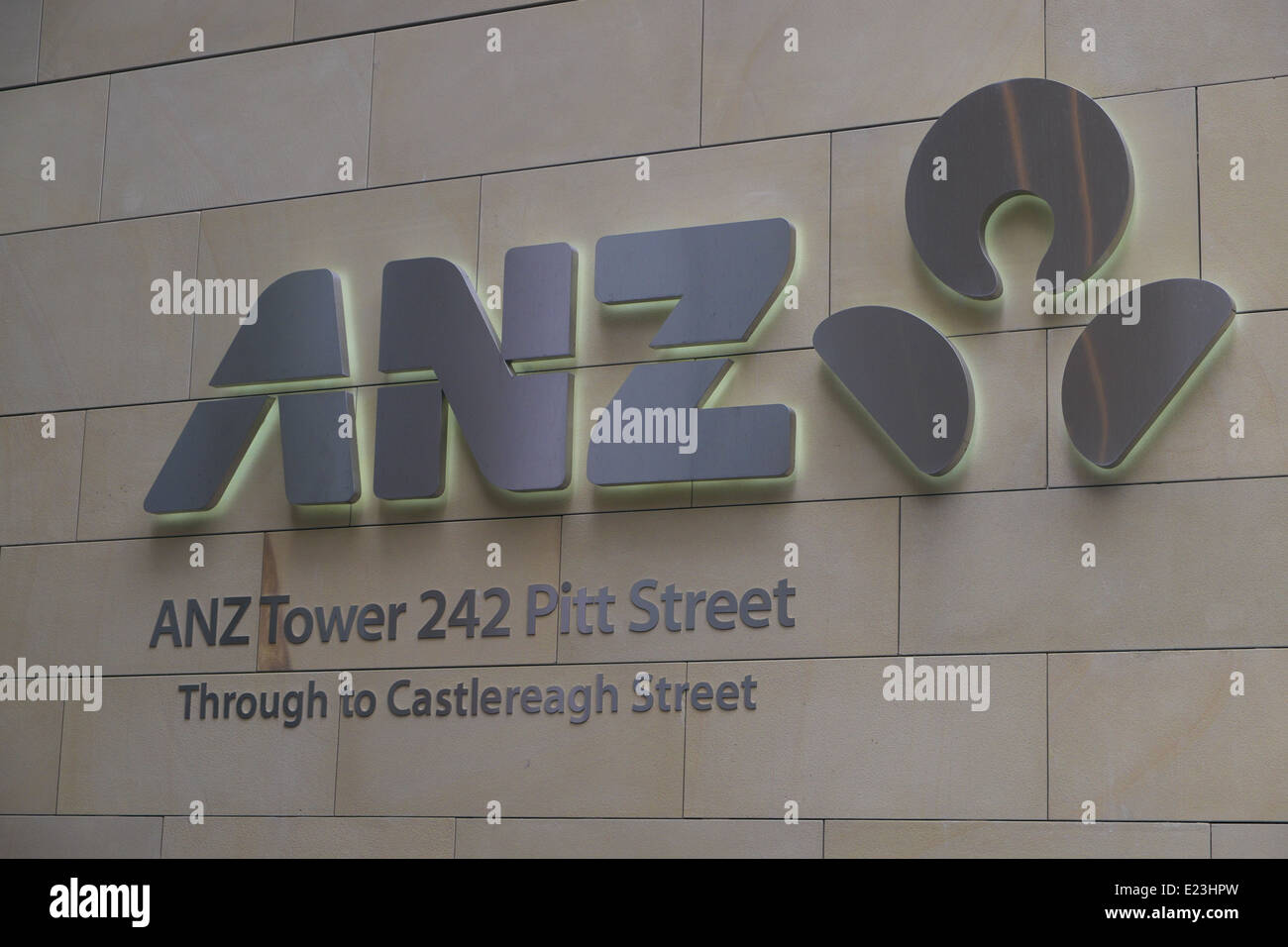 Anz logo hi-res stock photography and images - Alamy