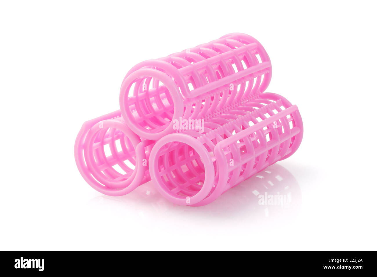 Plastic hair curlers hi-res stock photography and images - Alamy
