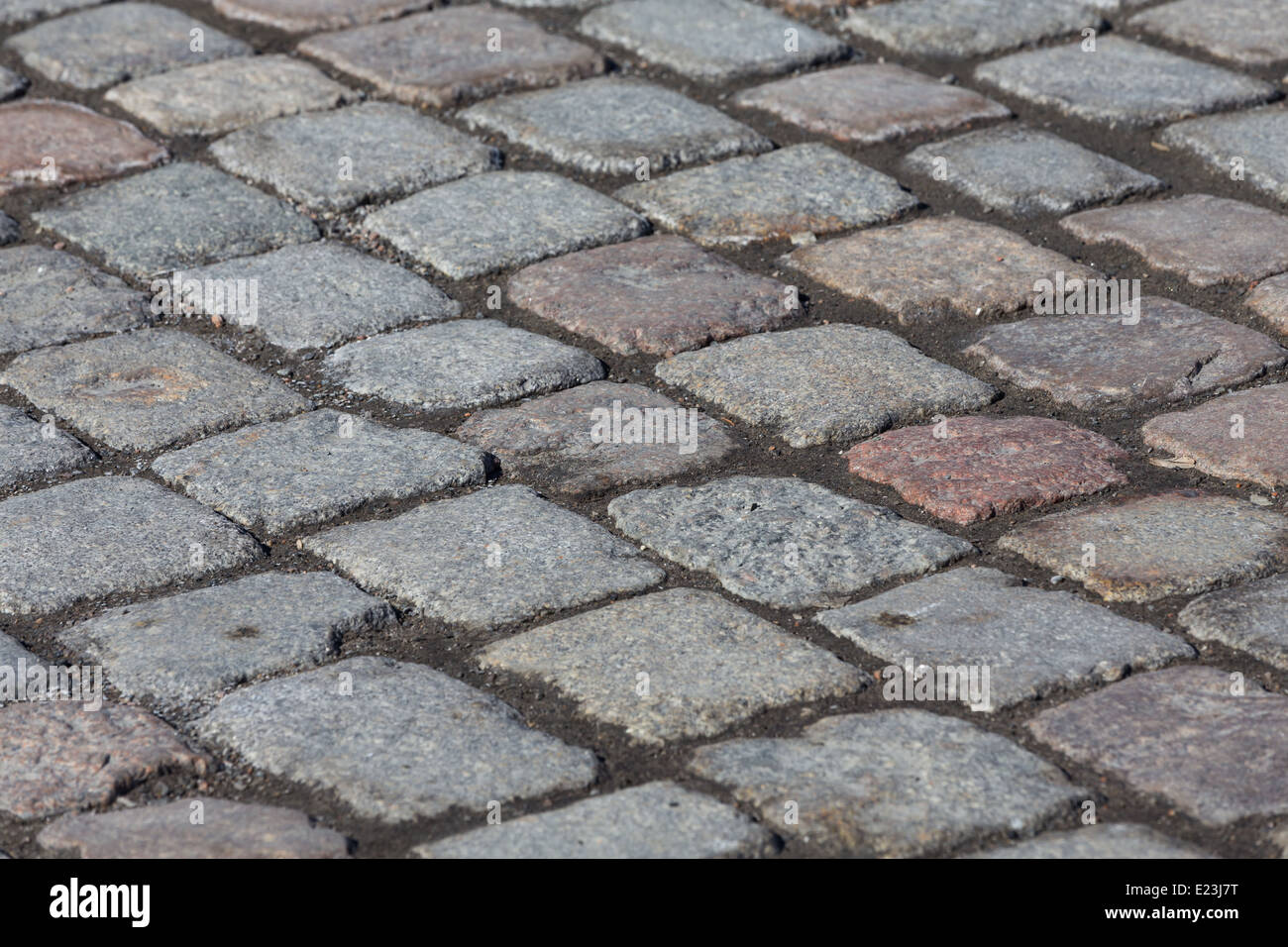 Granite old stone road texture hi-res stock photography and images - Alamy