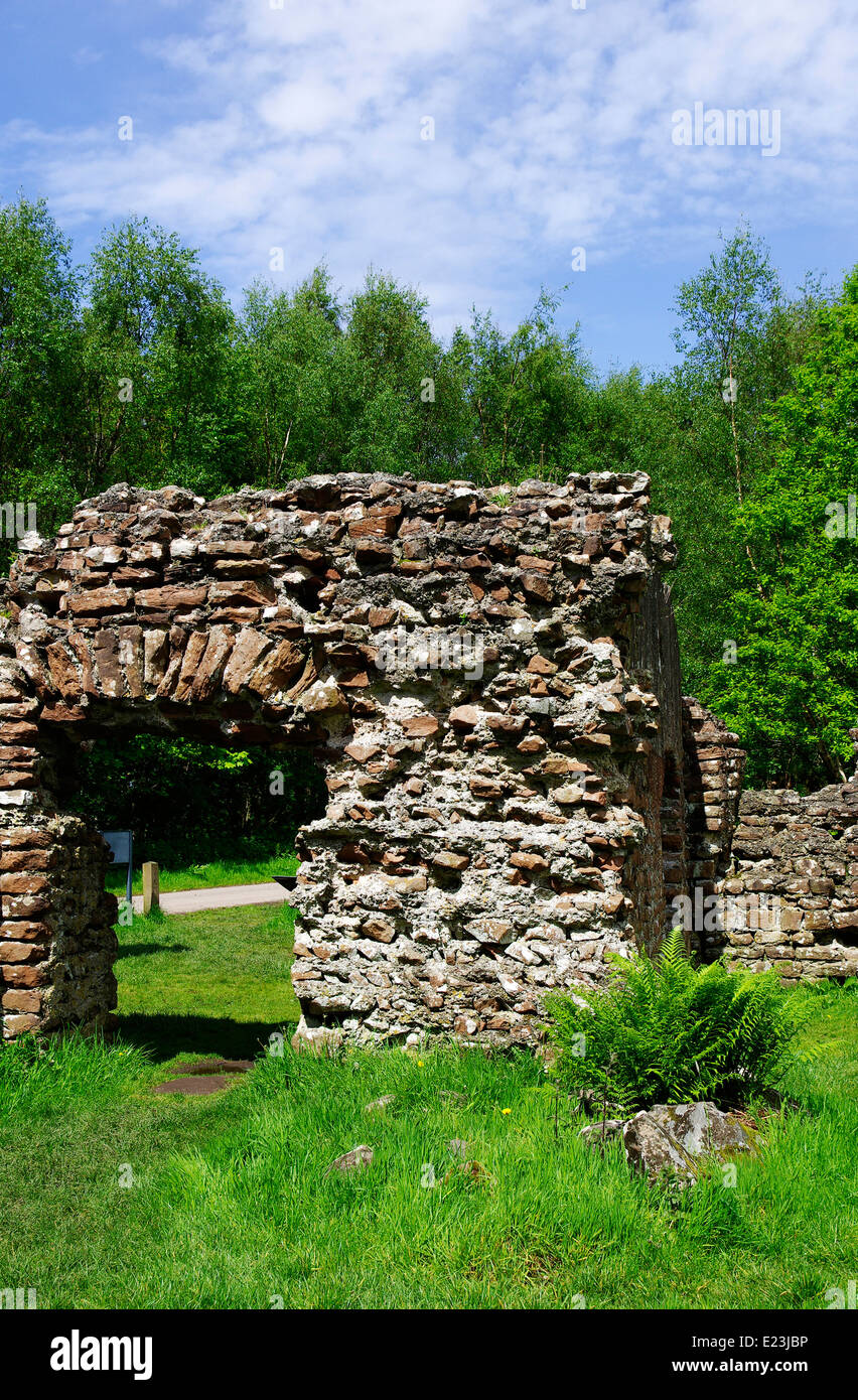 Ravenglass Roman Bath House or Walls Castle, Ravenglass, Lake District ...