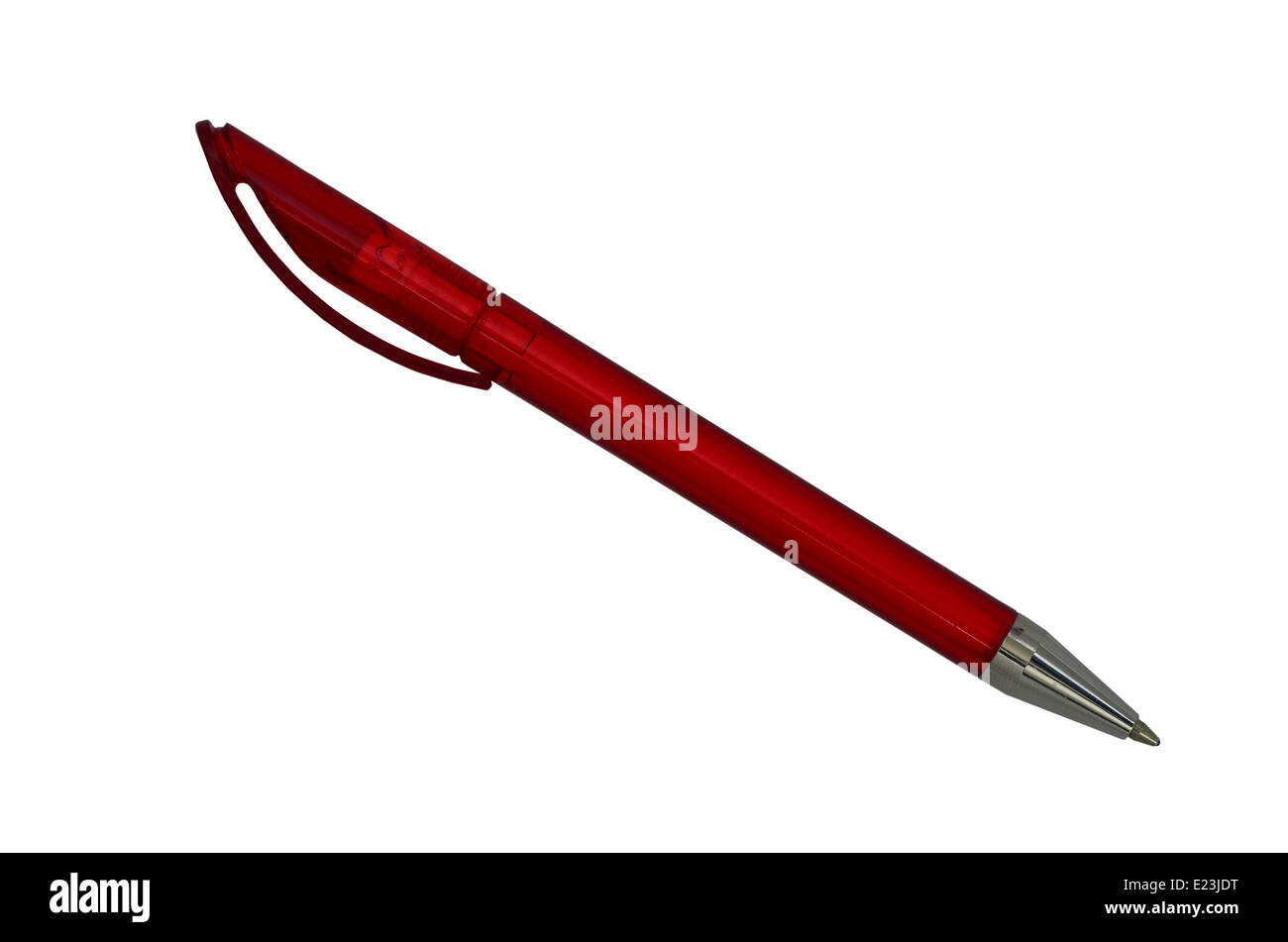 Red pen isolated Stock Photo - Alamy