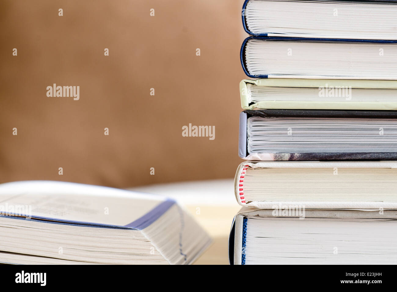 An image of open and closed books Stock Photo - Alamy