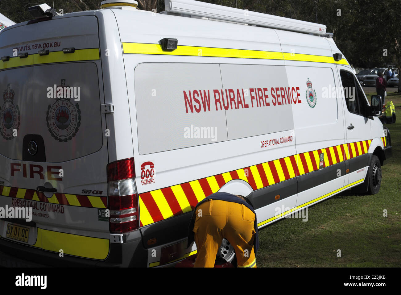 new south wales NSW rural fire service operational command vehicle in ...