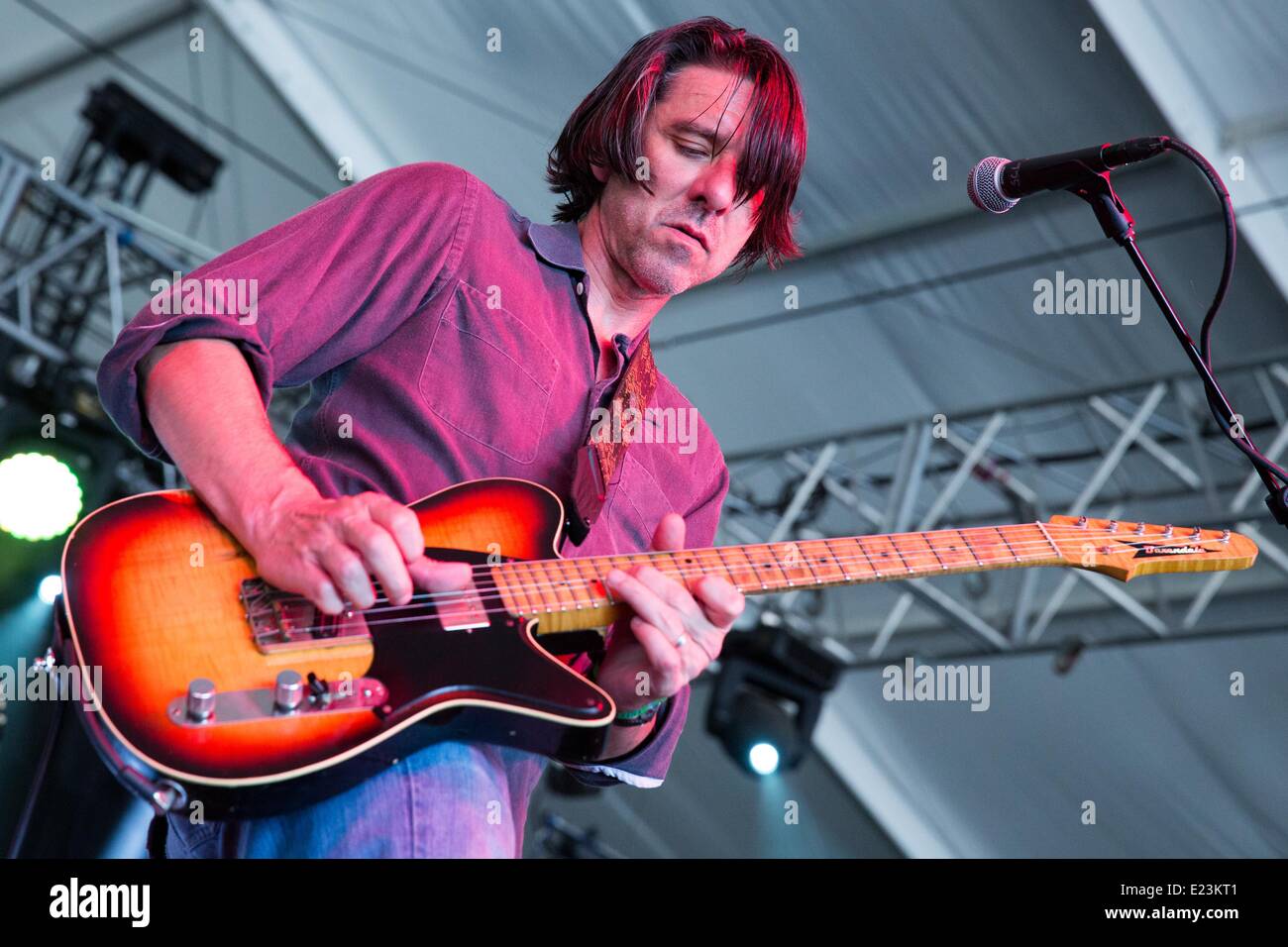 Manchester, Tennessee, USA. 14th June, 2014. MIKE COOLEY of Drive-By ...