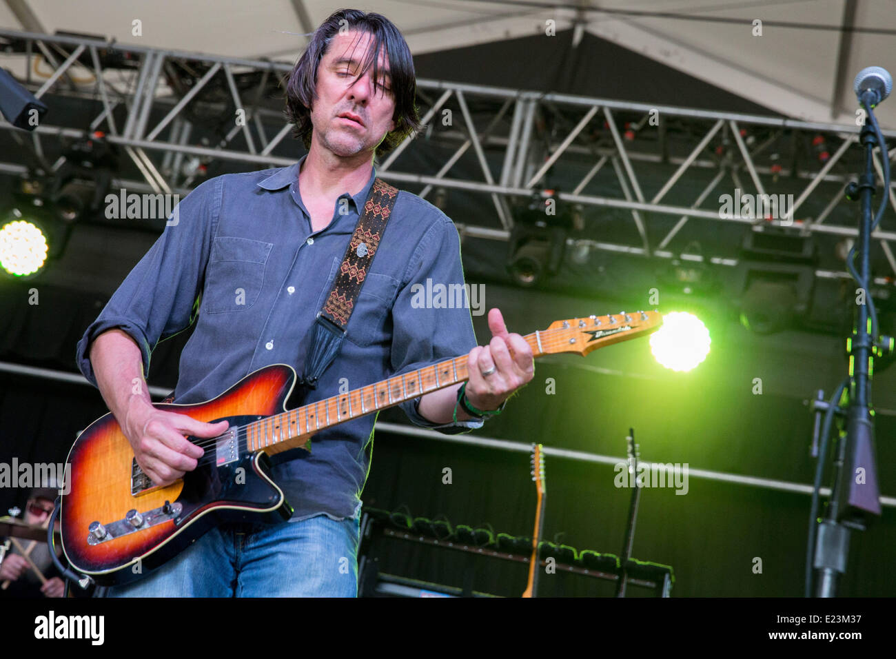 Manchester, Tennessee, USA. 14th June, 2014. MIKE COOLEY of Drive-By ...