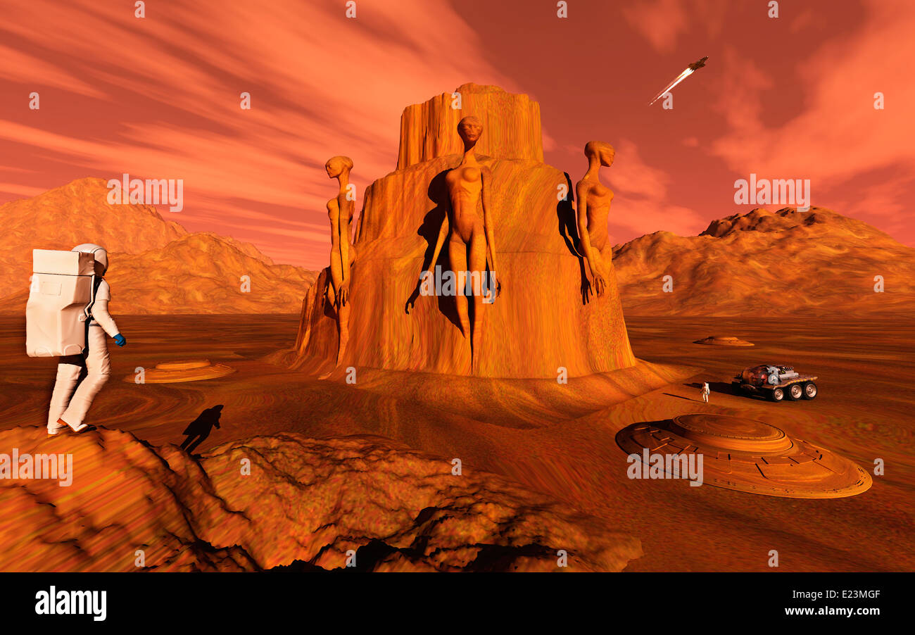 Mars Exploration Team Stock Photo - Alamy