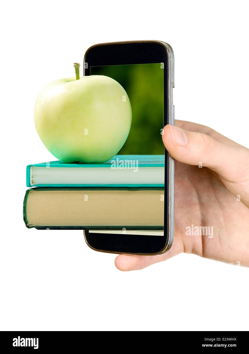 Business man apple phone hi-res stock photography and images - Alamy