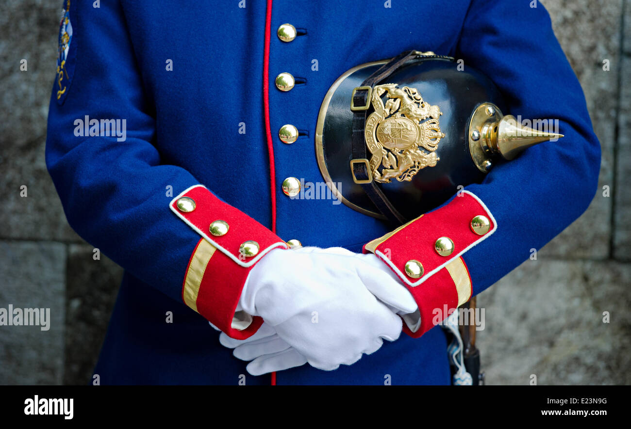 Berg, Germany. 15th June, 2014. A man wearing uniform in Berg, Germany ...