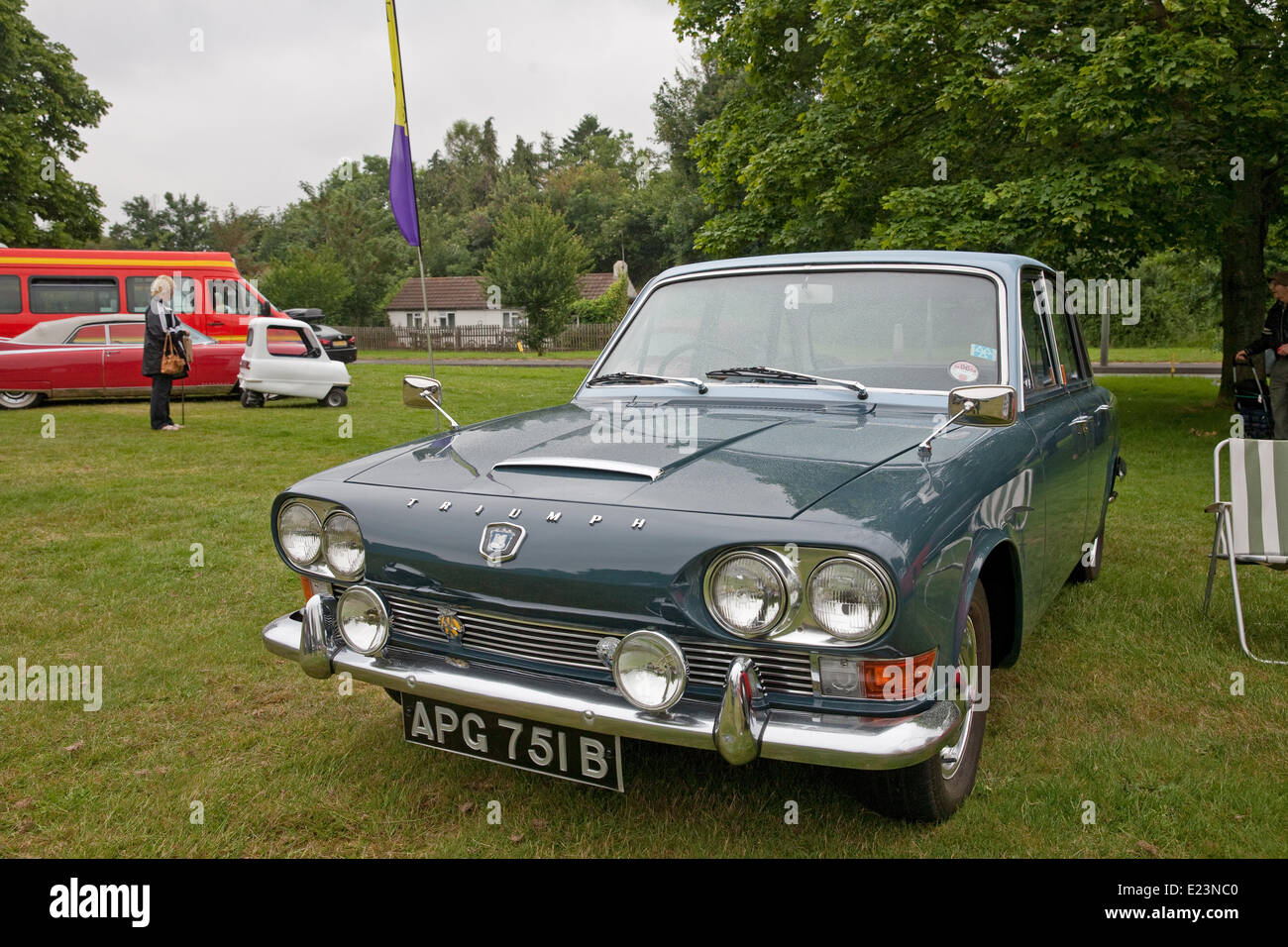 Green St Green,UK,14th June 2014,A Triumph 2000 saloon in Grey on ...