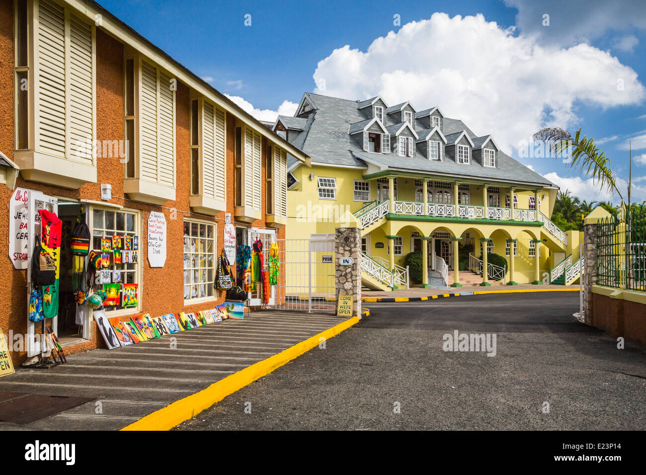 Sandcastles Beach Resort in downtown Ocho Rios, Jamaica Stock Photo - Alamy