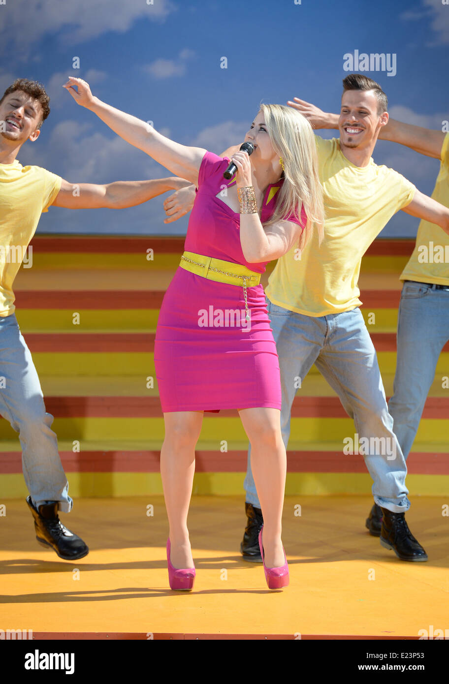 Swiss singer beatrice egli performs hi-res stock photography and images ...