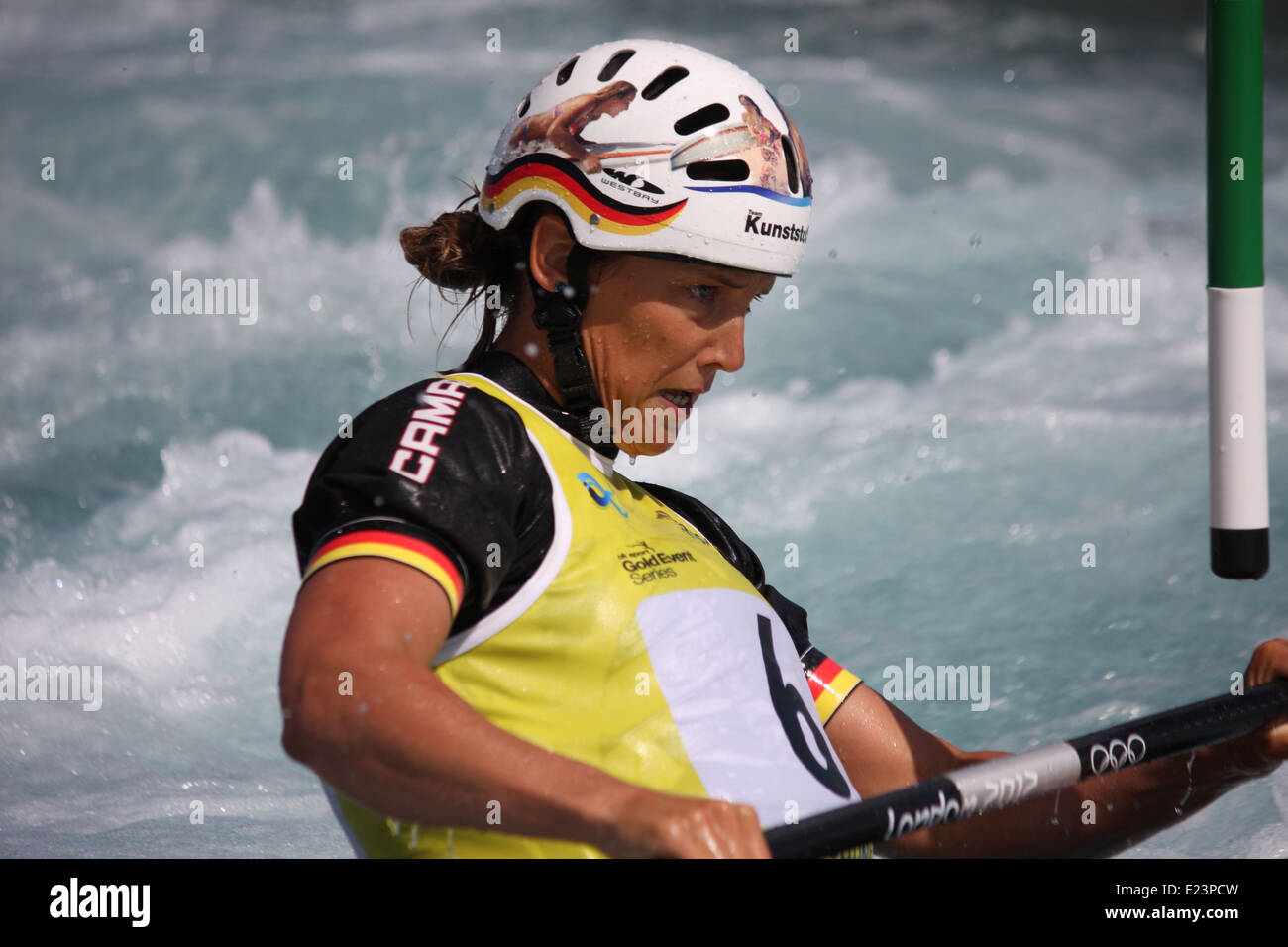 ICF Canoe Slalom 2014 World Cup 1 - 8th June 2014. Semi-Finals Lee ...