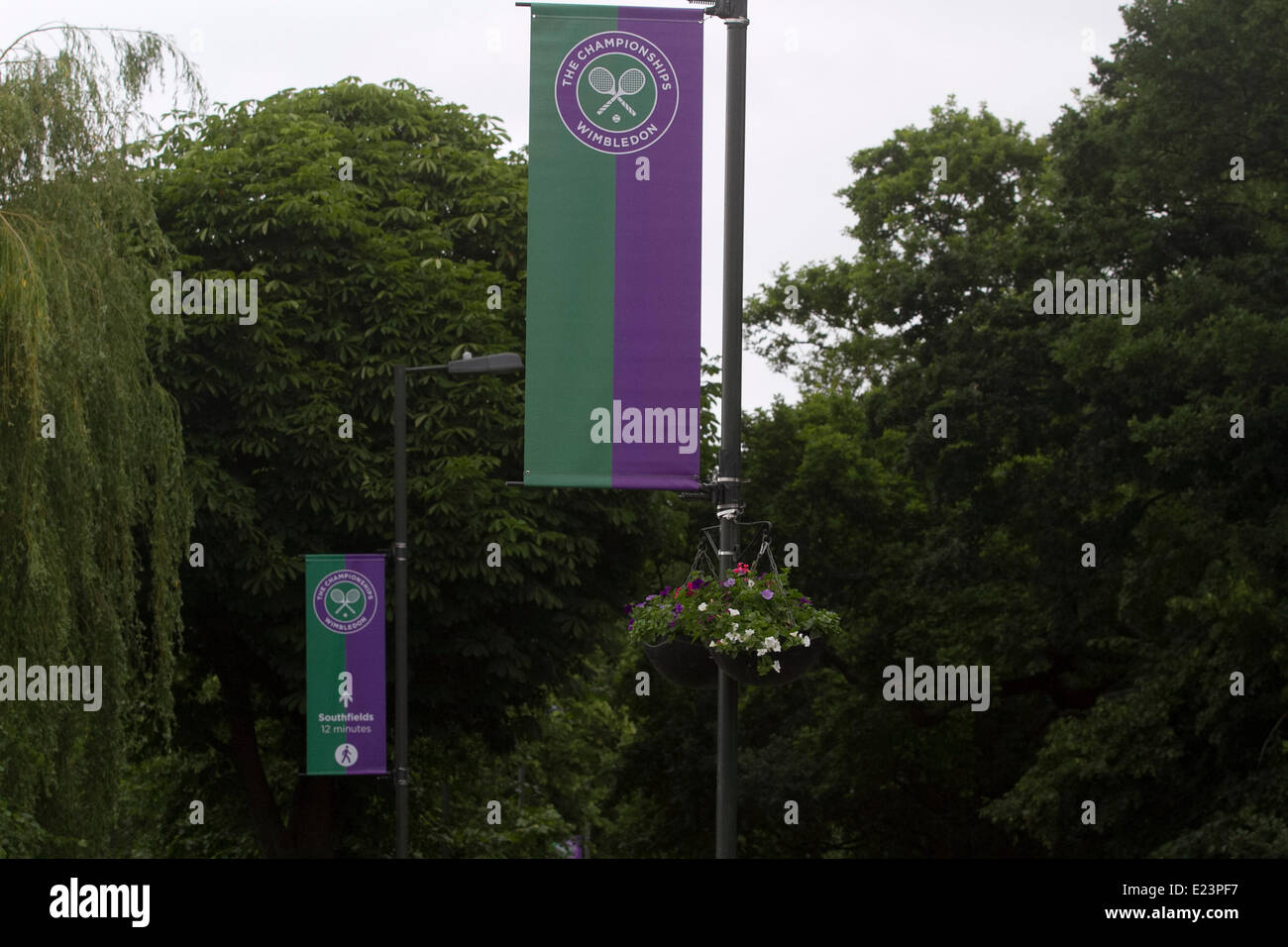 Wimbledon Banners High Resolution Stock Photography and Images - Alamy